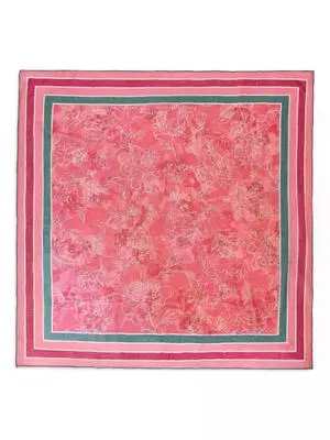 Loro Piana Floral-print Scarf - Pink