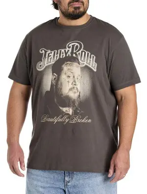 TRUE NATION BY DXL Big & Tall Jelly Roll Beautifully Broken Graphic Tee
