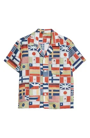 BODE International Linen Camp Shirt