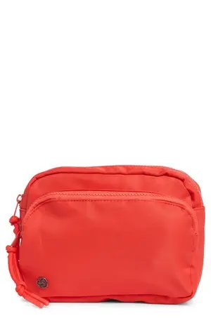 Zella Two-pocket Belt Bag - Red Fiery