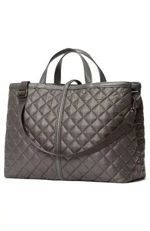 Mz Wallace Medium Astor Quilted Top Handle Bag - Magnet