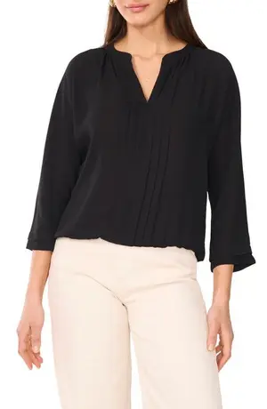 Vince Camuto Pleated Panel Blouse