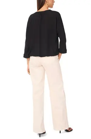 Vince Camuto Pleated Panel Blouse