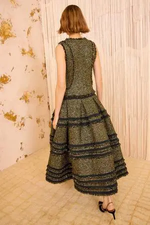 Ulla Johnson Inez Tweed Sleeveless Dress