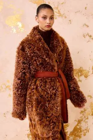 Ulla Johnson Ceryse Long Shearling Coat