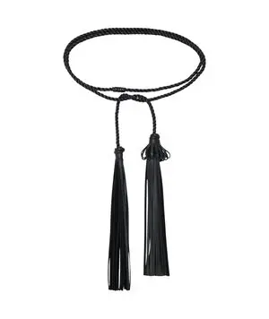 Ulla Johnson Tassel Tie Belt - Noir