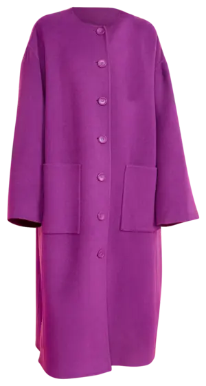 Ulla Johnson Fernanda Double-faced Wool Coat - Thistle