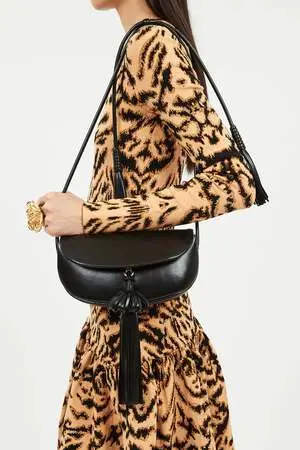 Ulla Johnson Paloma Tassel Demi Lune Bag