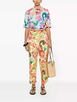 Etro Paisley Print Trousers