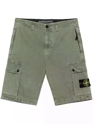 Stone Island Compass-badge Shorts - Green