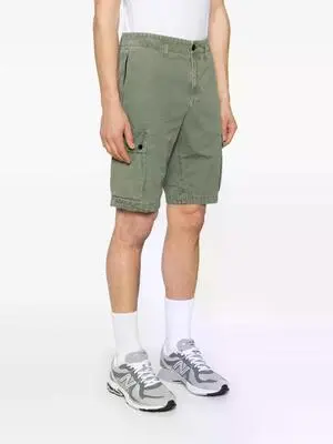 Stone Island Compass-badge Shorts - Green