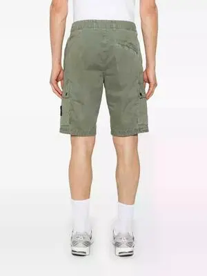 Stone Island Compass-badge Shorts - Green