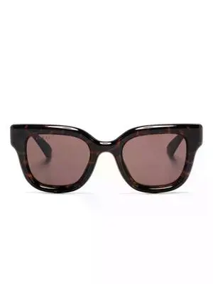 Gucci Square-frame Sunglasses - Brown