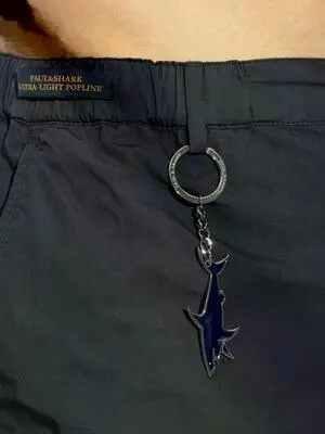 Paul & Shark Charm-detail Chino Shorts - Blue