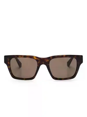 Gucci Square-frame Sunglasses - Brown