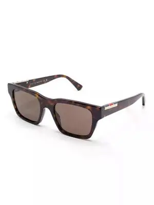 Gucci Square-frame Sunglasses - Brown