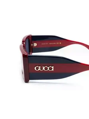 Gucci Rectangle-frame Sunglasses