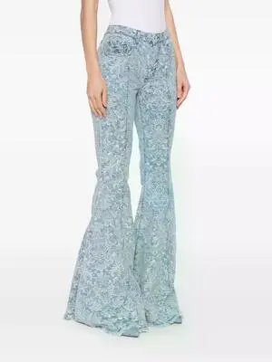 MARQUES' ALMEIDA Brocade Flared Jeans