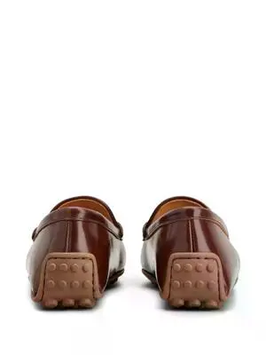 TOD'S Leather Loafers - Brown