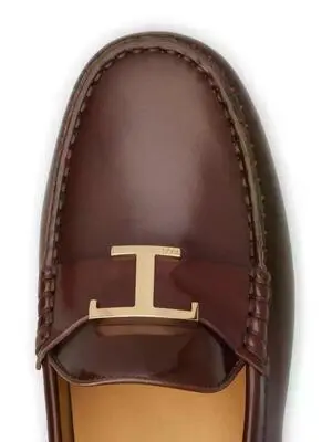 TOD'S Leather Loafers - Brown
