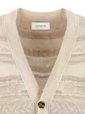LANEUS Intarsia-knit Cardigan