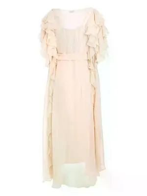 BARUNI Ruffled Slip Dress