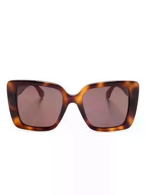 Gucci Oversized-frame Sunglasses - Brown