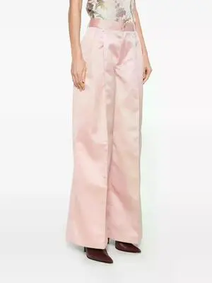 MARQUES' ALMEIDA Duchesse-satin Wide-leg Trousers
