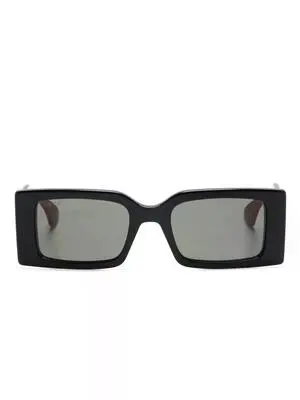 Gucci Rectangular-frame Sunglasses - Black