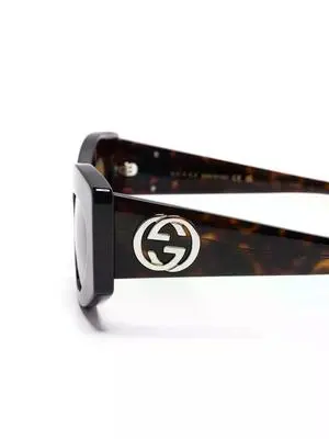 Gucci Cat Eye-frame Sunglasses - Brown