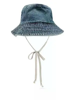 Rick Owens Denim Bucket Hat - Blue