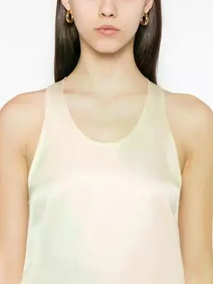 TOTEME Scoop-neck Mini Dress - Neutrals