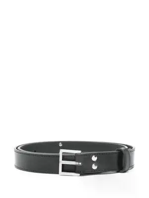 Martine Rose Leather Belt - Black