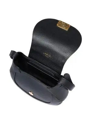 LANCEL Paulette Saddle Crossbody Bag - Black
