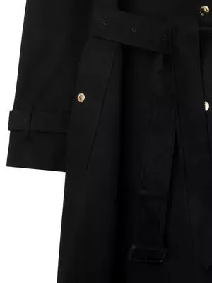 Burberry Long Check Trench Coat