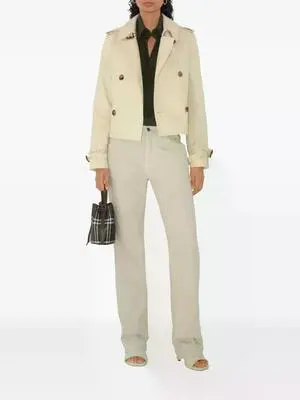 Burberry Check Mini Bucket Bag - Brown