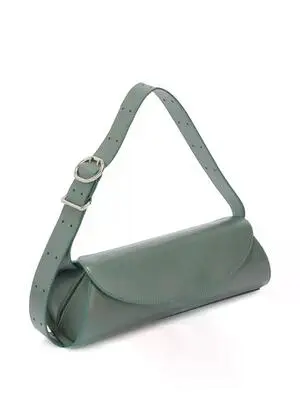 JIL SANDER Small Cannolo Shoulder Bag - Green