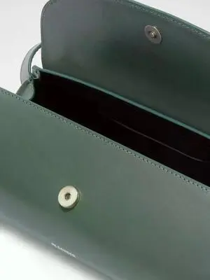 JIL SANDER Small Cannolo Shoulder Bag - Green