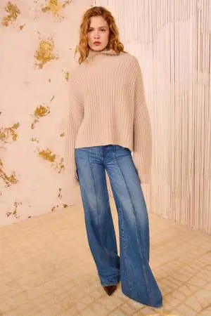Ulla Johnson Veron Alpaca Knit Turtleneck - Dune