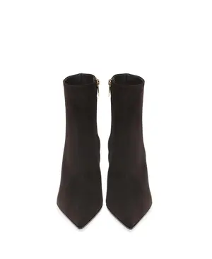 GIANVITO ROSSI Keinna 55 Bootie - Brown Suede