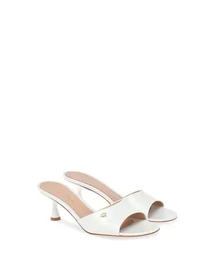 GIANVITO ROSSI Ascent 55 Mule - White Leather