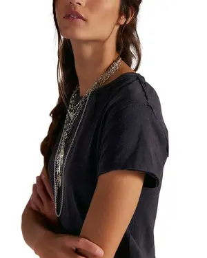 Free People Nova Tee - Black