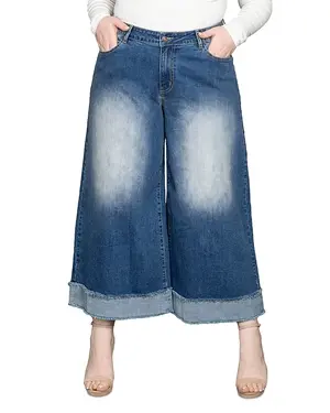 STANDARDS & PRACTICES Cropped Wide-leg Jeans