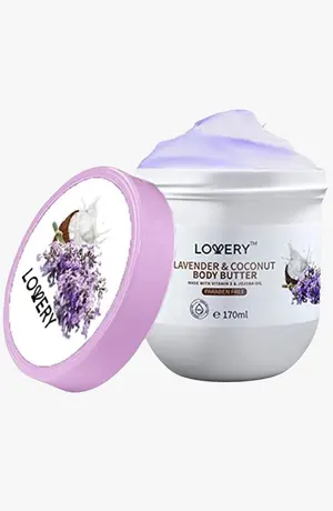 LOVERY Lavender And Coconut Body Butter - Light Purple