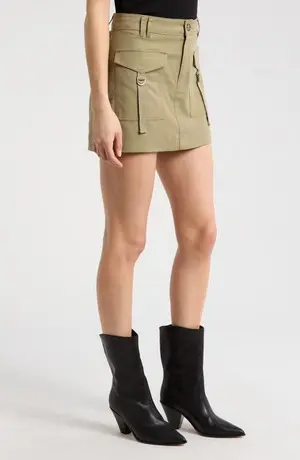 Paige Kayla Cargo Mini Skirt