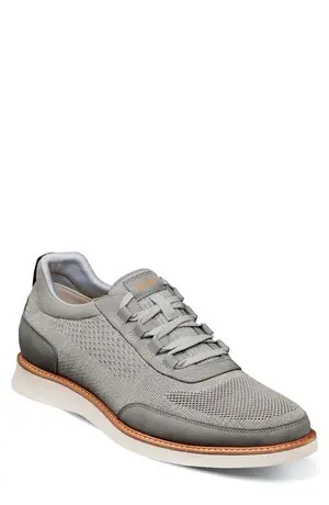 Florsheim Elastic Lace Knit Sneakers - Gray