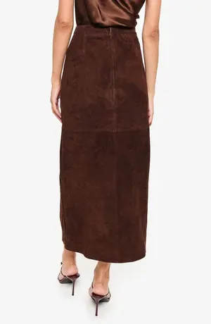Cami Nyc Idris Suede Midi Skirt
