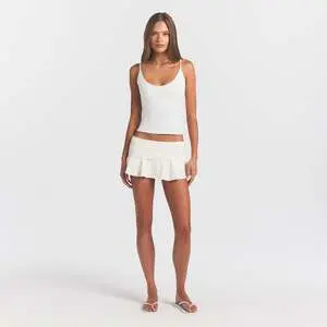 SKIMS Scoop Neck Cami Top - Egret