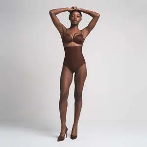 SKIMS Core Sculpt High Waisted Brief | Light Neutral | | Body - Cocoa