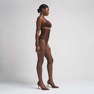 SKIMS Core Sculpt High Waisted Brief | Light Neutral | | Body - Cocoa